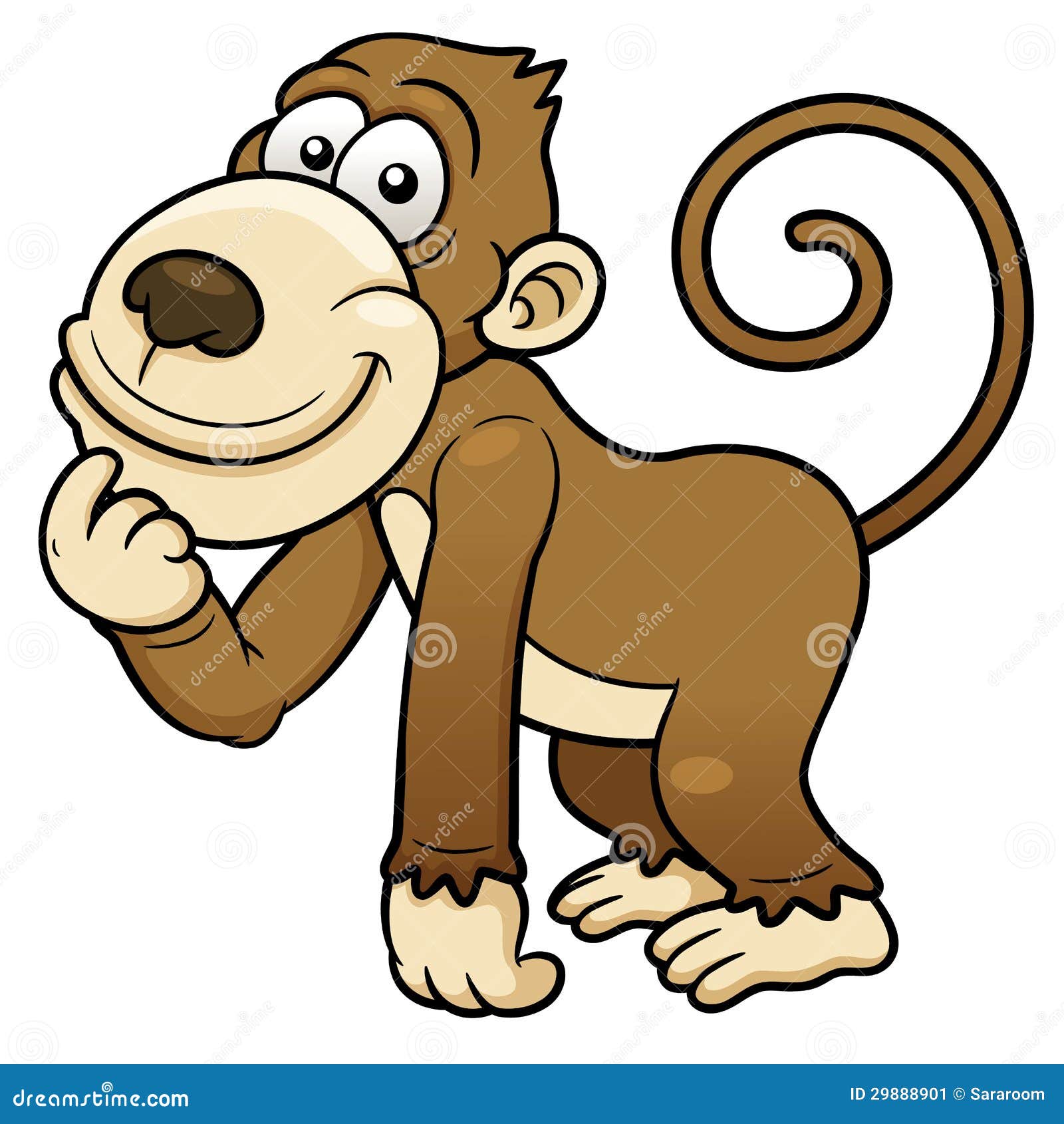 Cartoon Monkey | CartoonDealer.com #29888901
