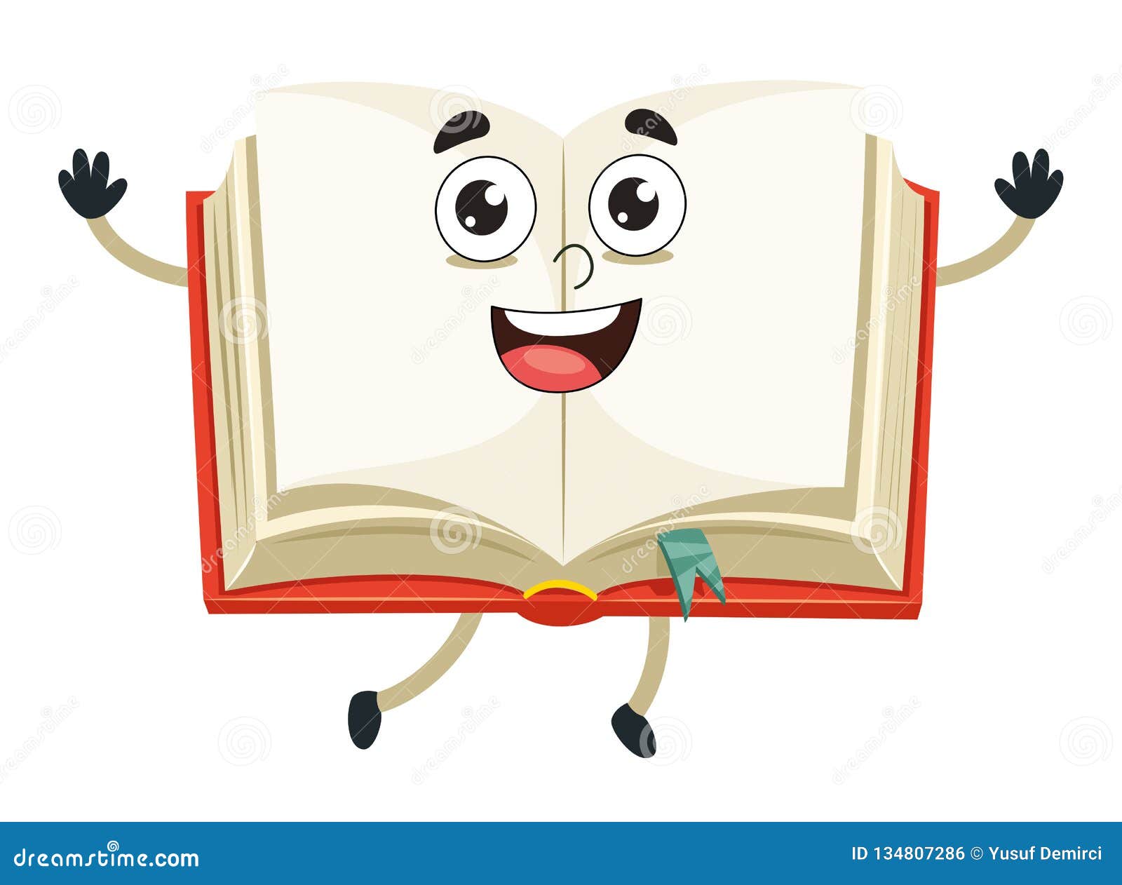 Vector Illustration of Cartoon Notebook Stock Vector - Illustration of ...