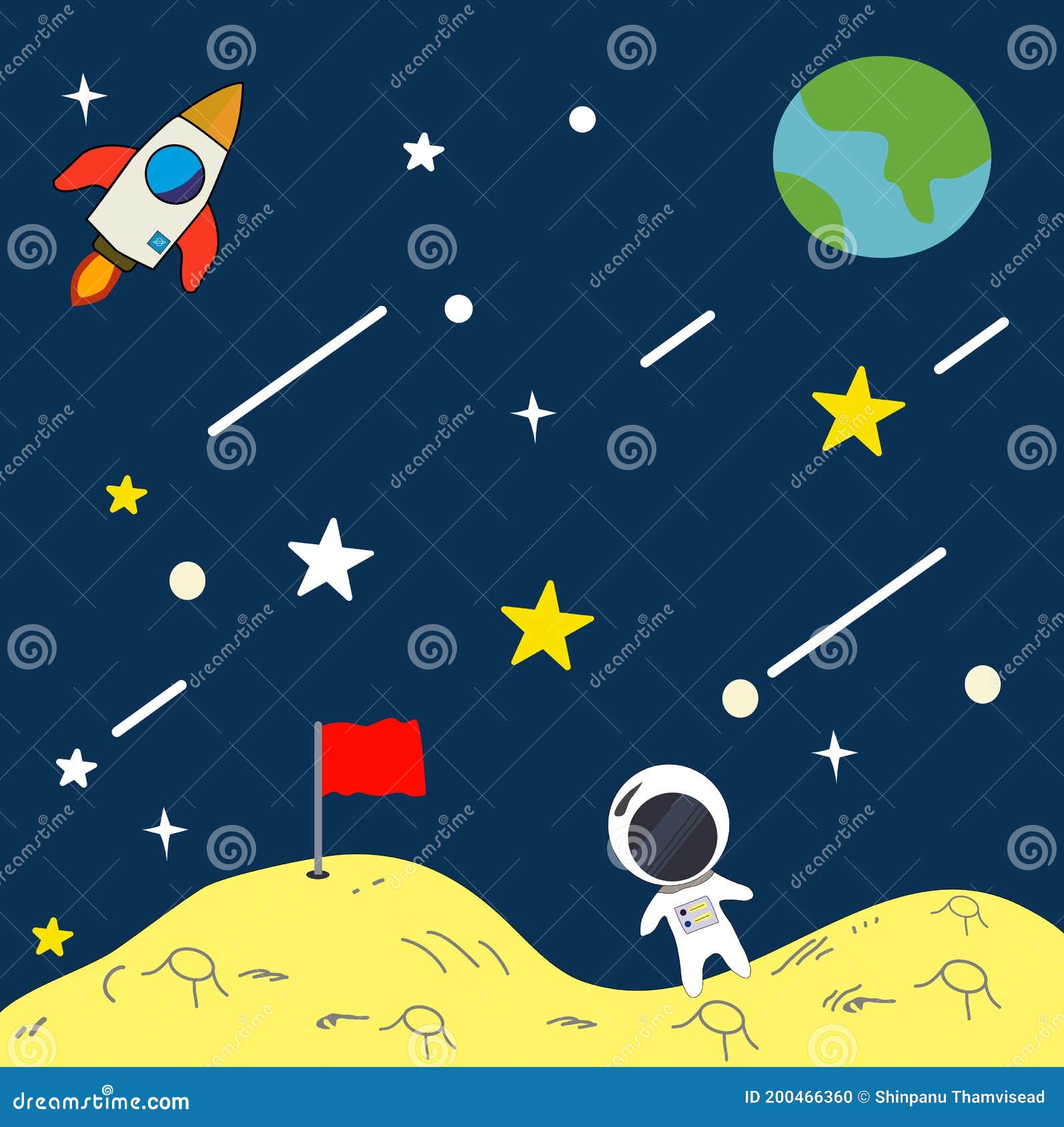 Spaceship Astronaut Spaceship Alein And Ufo Space Galaxy Astronomy ...