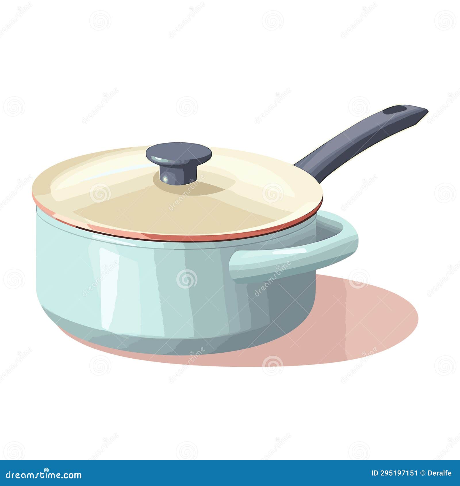 Vector Illustration of Casserole and Pan Icon. Collection of Casserole ...