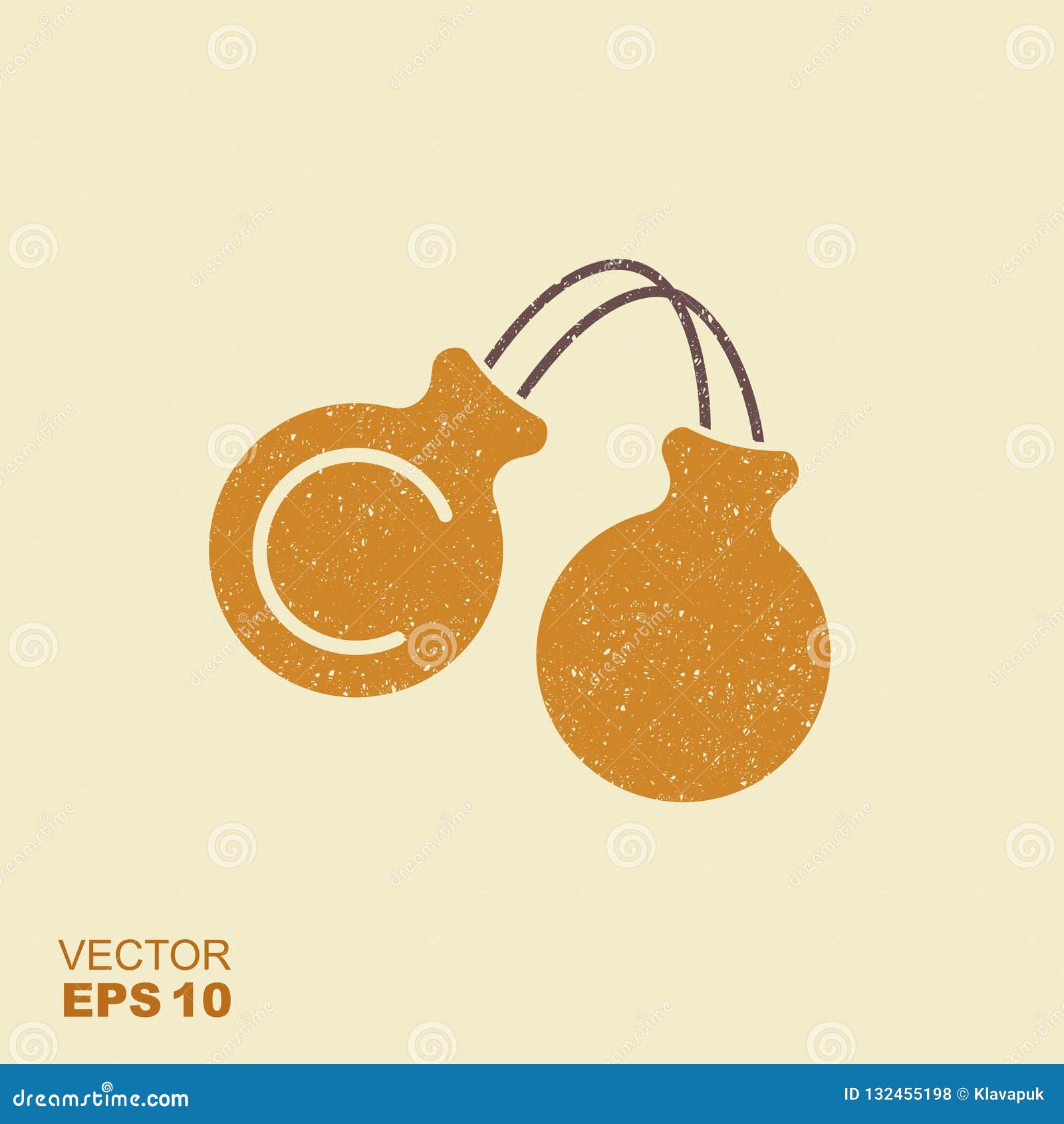 Spanish Castanets Icon, Isometric 3d Style Cartoon Vector ...