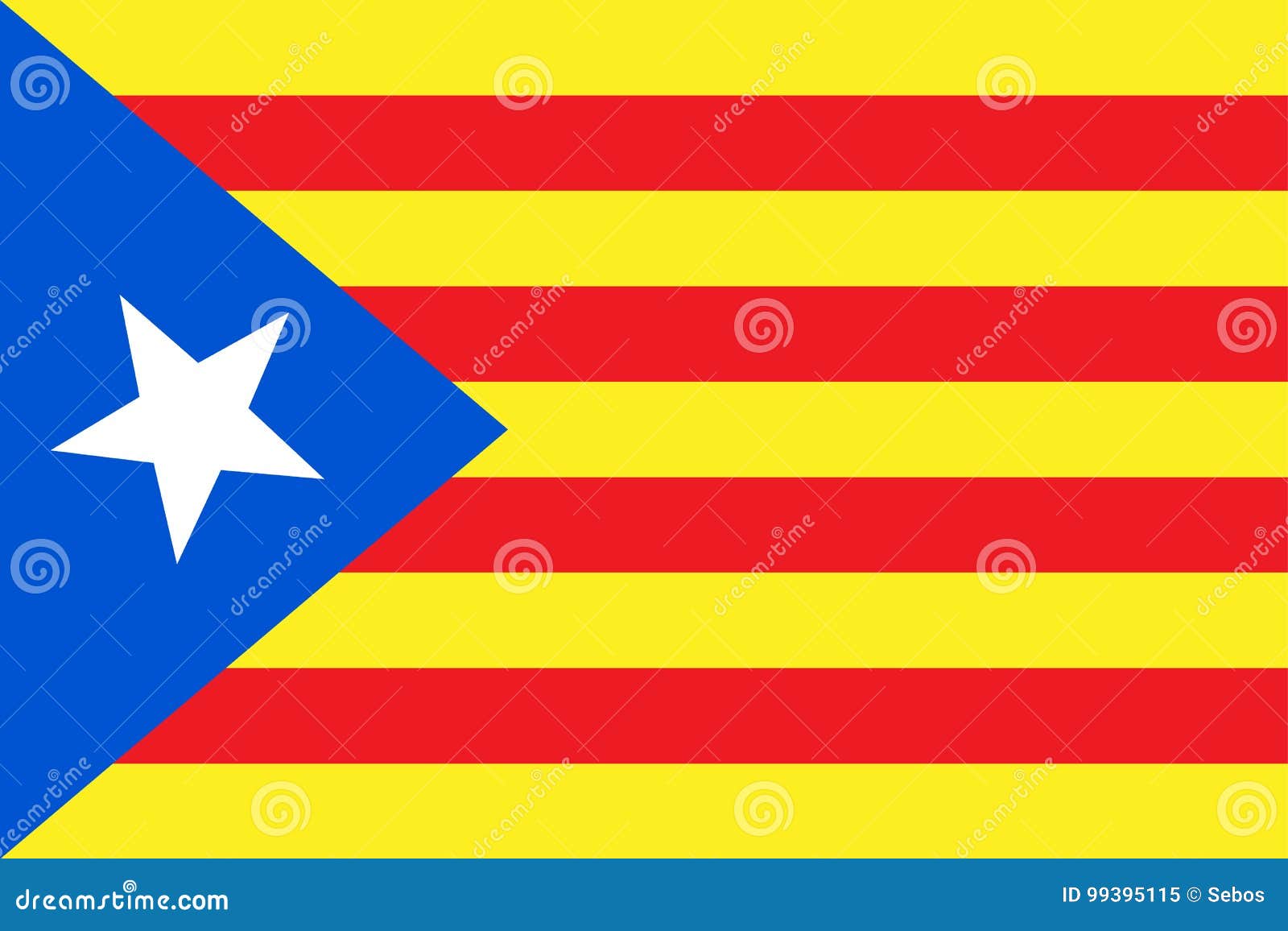 Blue Estelada Flag Royalty-Free Stock Image | CartoonDealer.com #82550044
