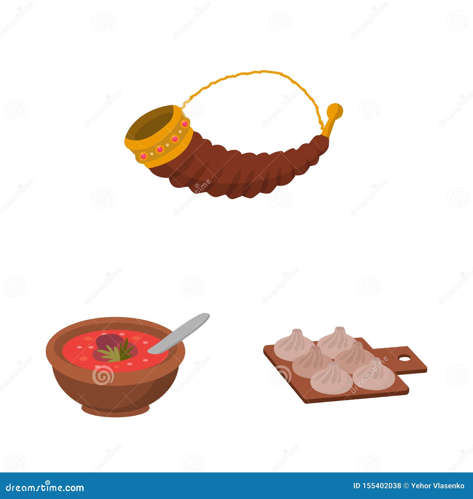 Vector Design of Caucasus and Traditions Icon. Set of Caucasus and ...