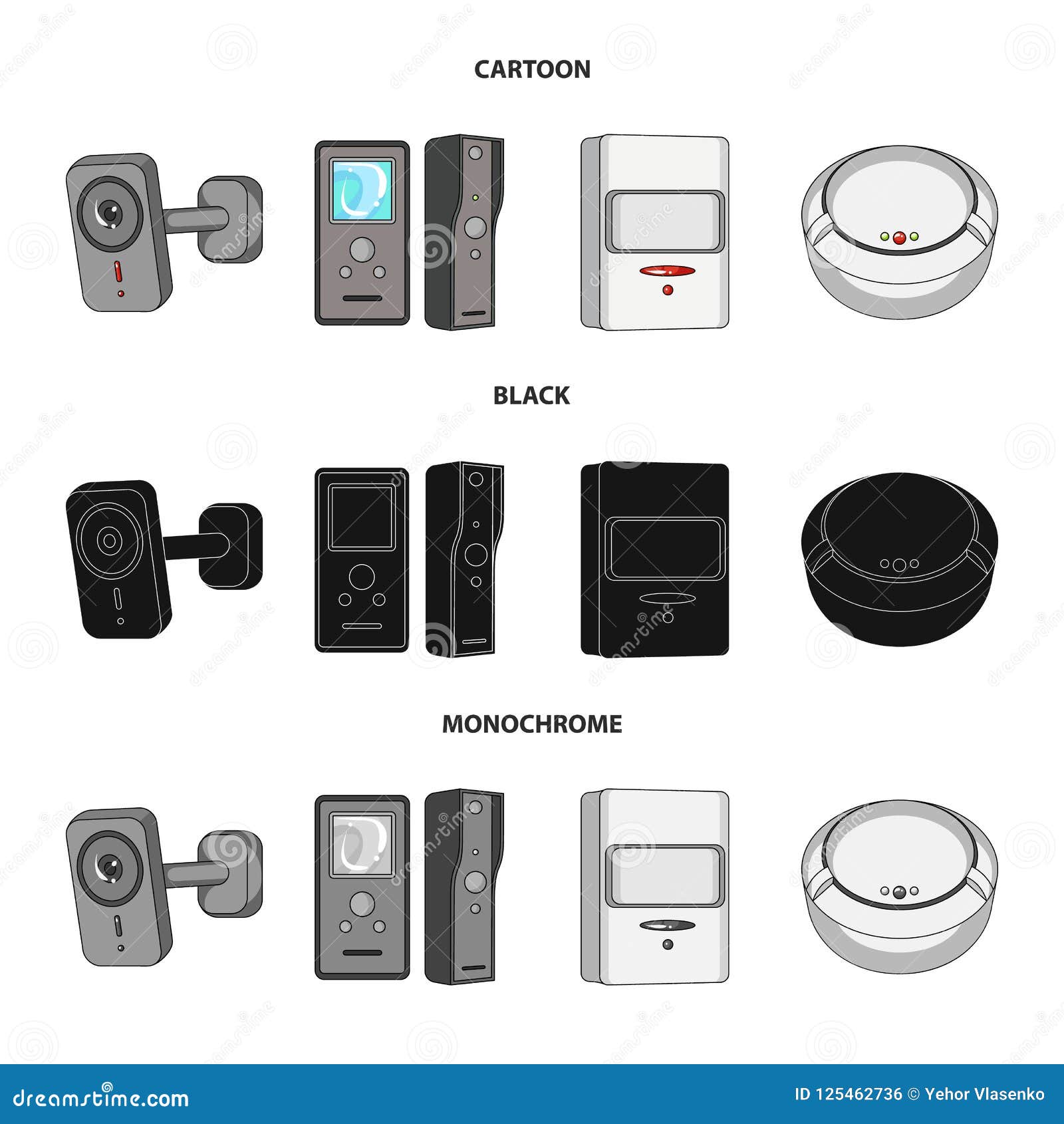 Vector Design of Cctv and Camera Symbol. Set of Cctv and System Vector ...