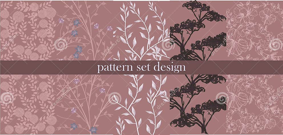 Vector Illustration (CDR 10) of Seamless Patterns Se Stock Vector ...