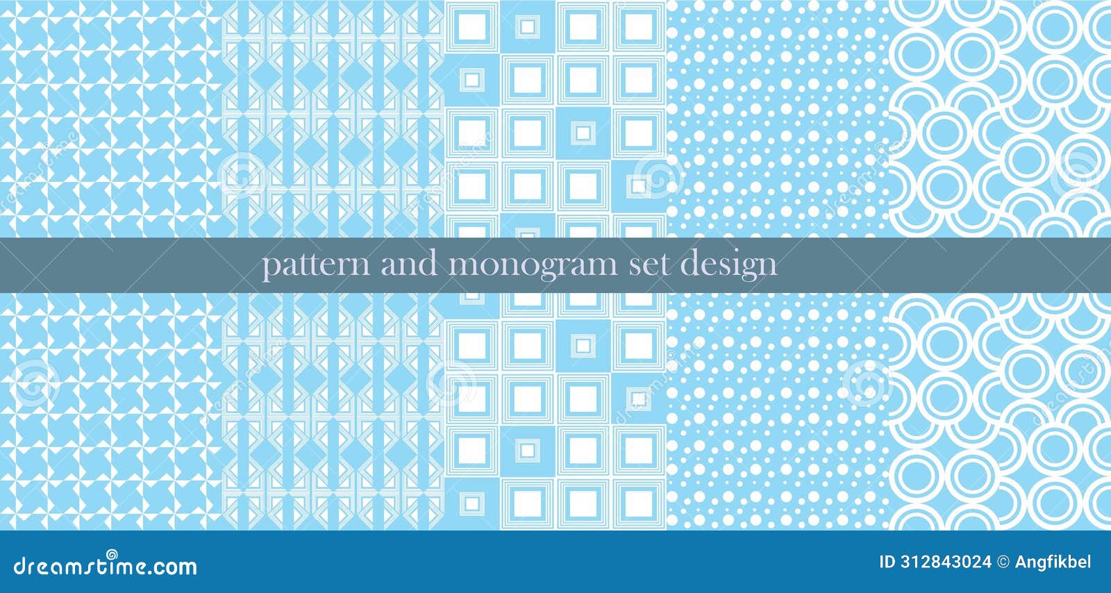 Vector Illustration (cdr 03) of Seamless Patterns Set Stock Vector ...