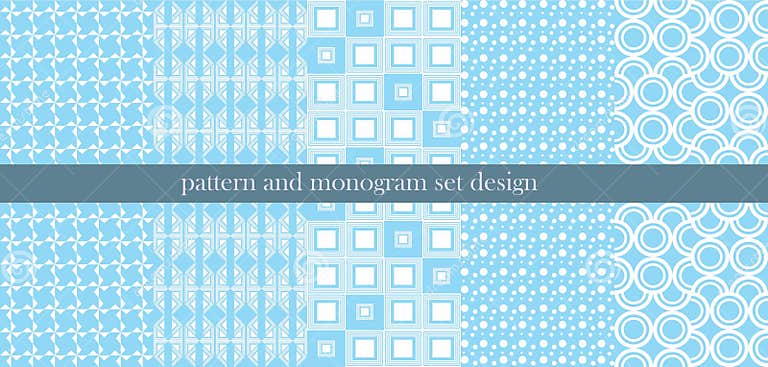 Vector Illustration (cdr 03) of Seamless Patterns Set Stock Vector ...