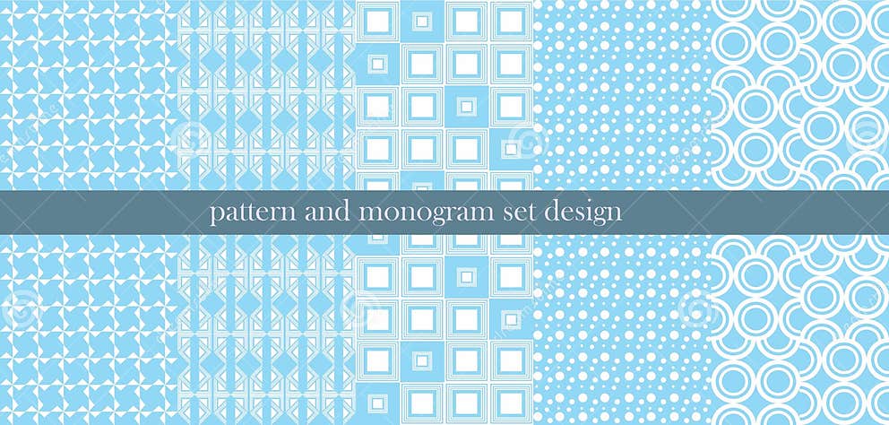 Vector Illustration (cdr 03) of Seamless Patterns Set Stock Vector ...