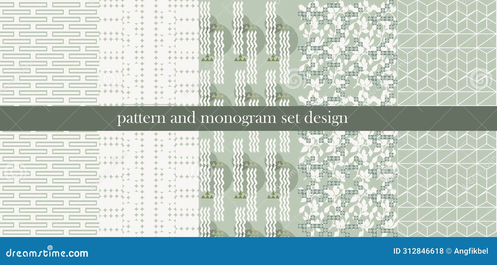 Vector Illustration (cdr 04) of Seamless Patterns Set Stock Vector ...