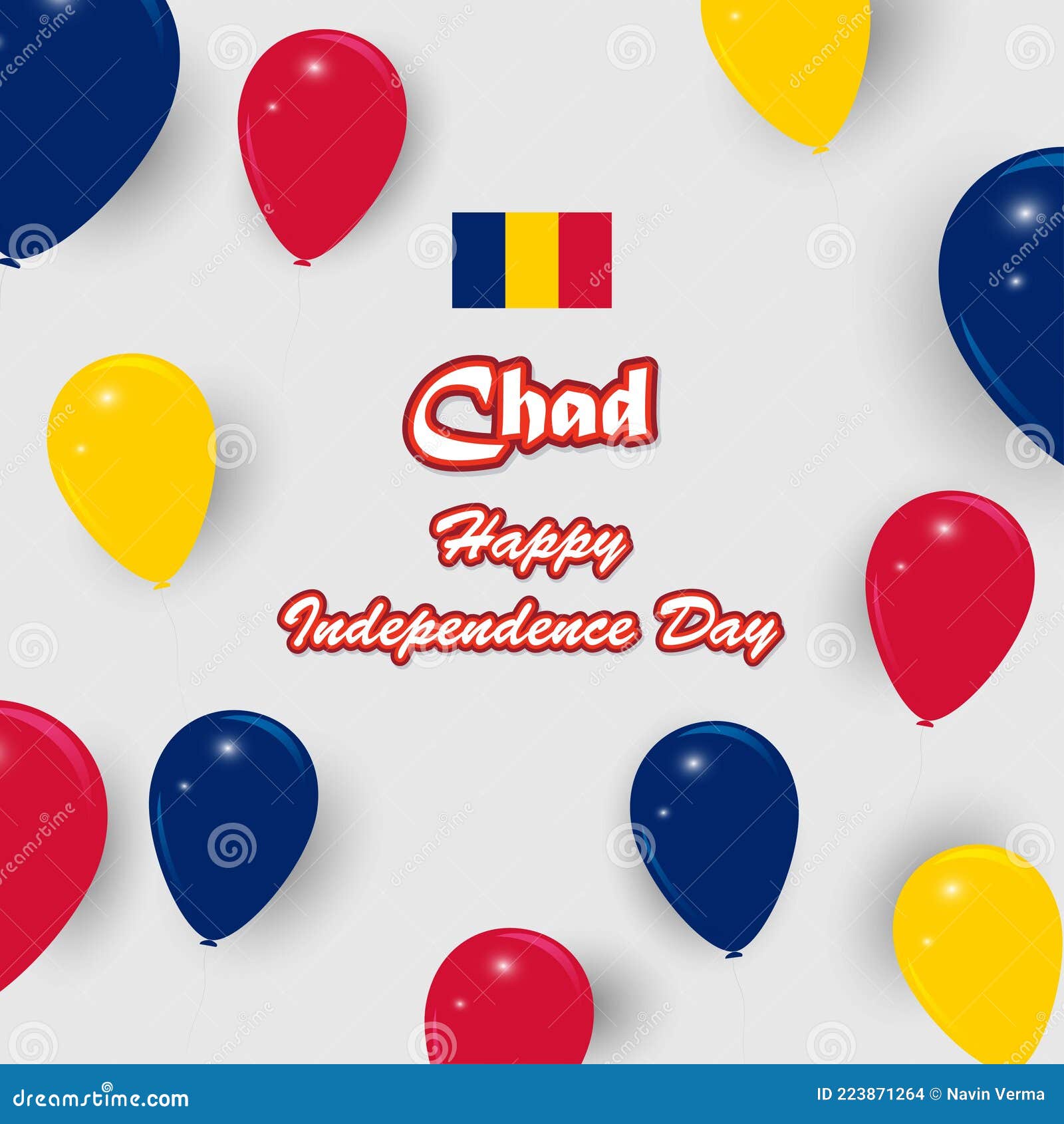 Vector Illustration for Chad Independence Day Stock Vector ...