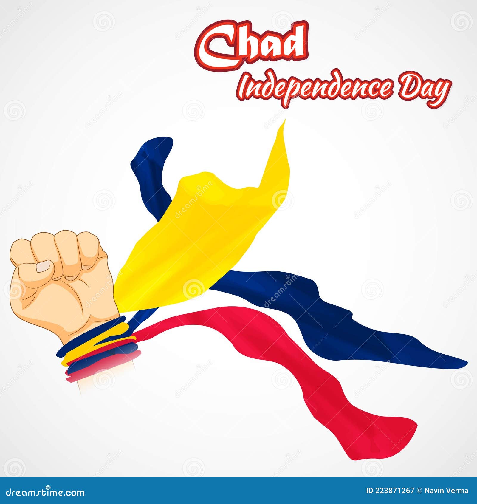 Vector Illustration for Chad Independence Day Stock Vector ...