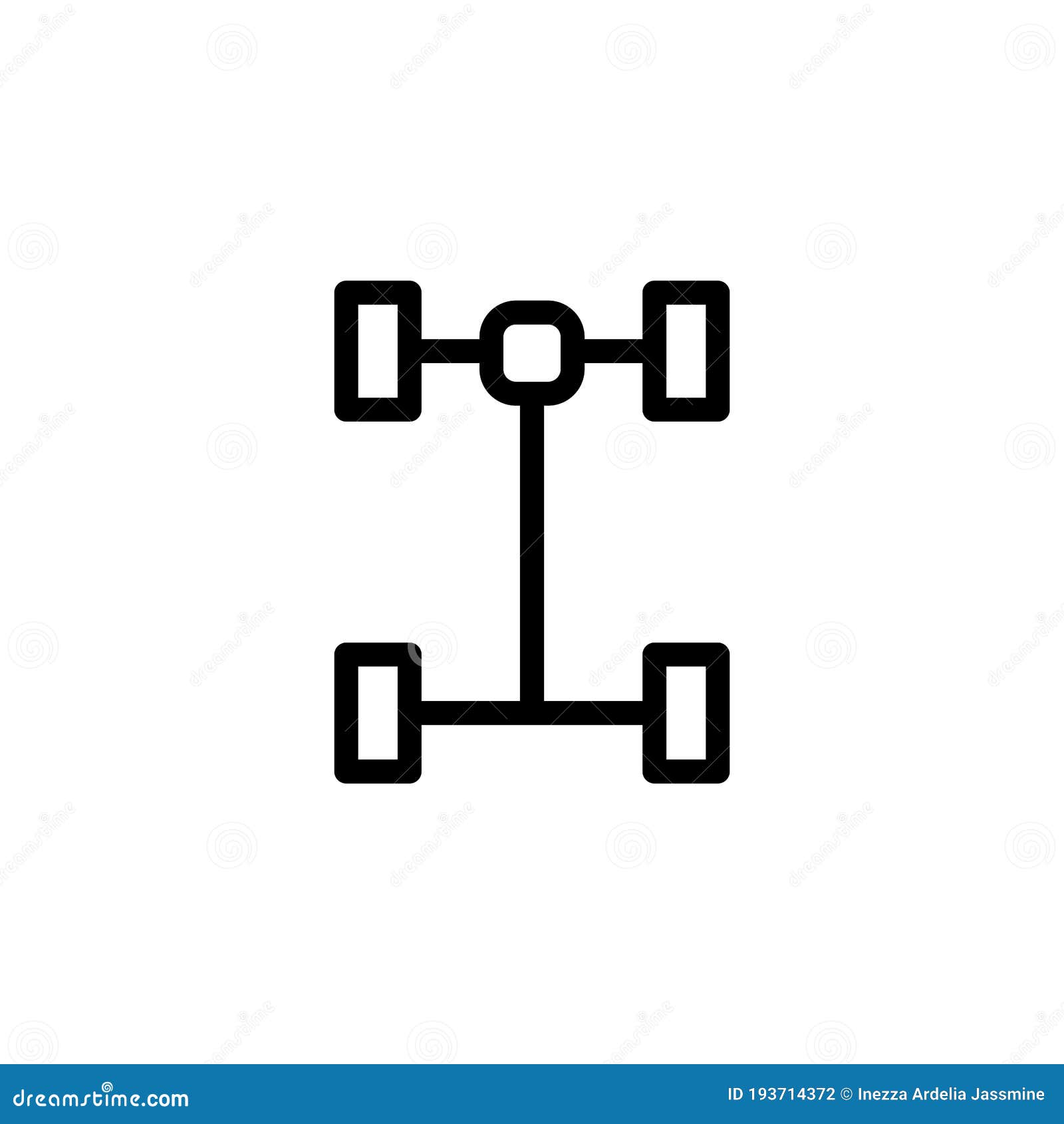 Chassis Icon Vector Design Template Stock Vector - Illustration of ...