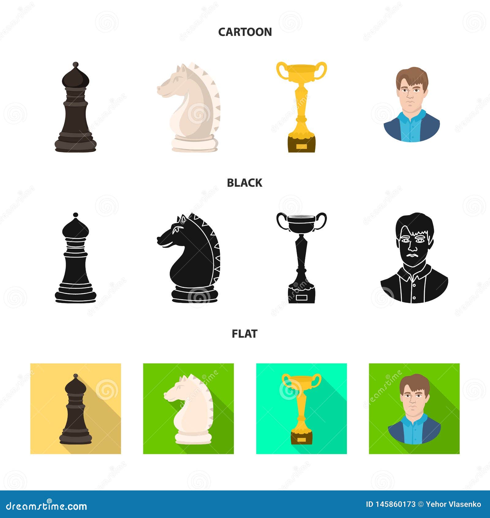 Vector Design of Checkmate and Thin Logo. Set of Checkmate and Target ...