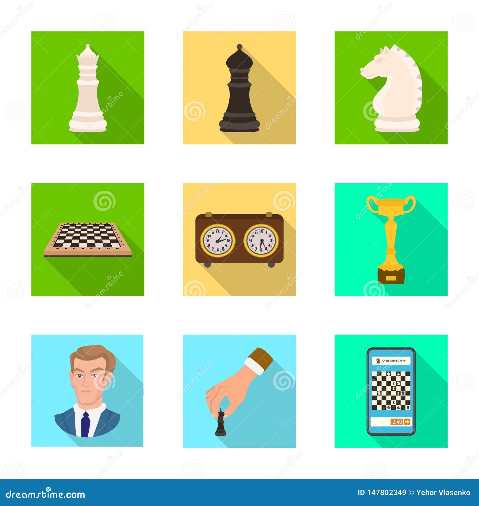 Vector Design of Checkmate and Thin Logo. Set of Checkmate and Target ...