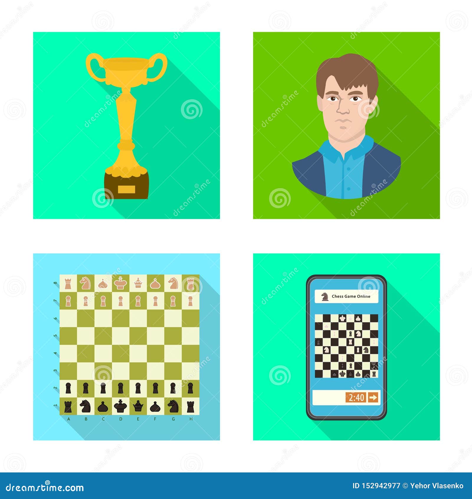 Vector Design of Checkmate and Thin Logo. Set of Checkmate and Target ...