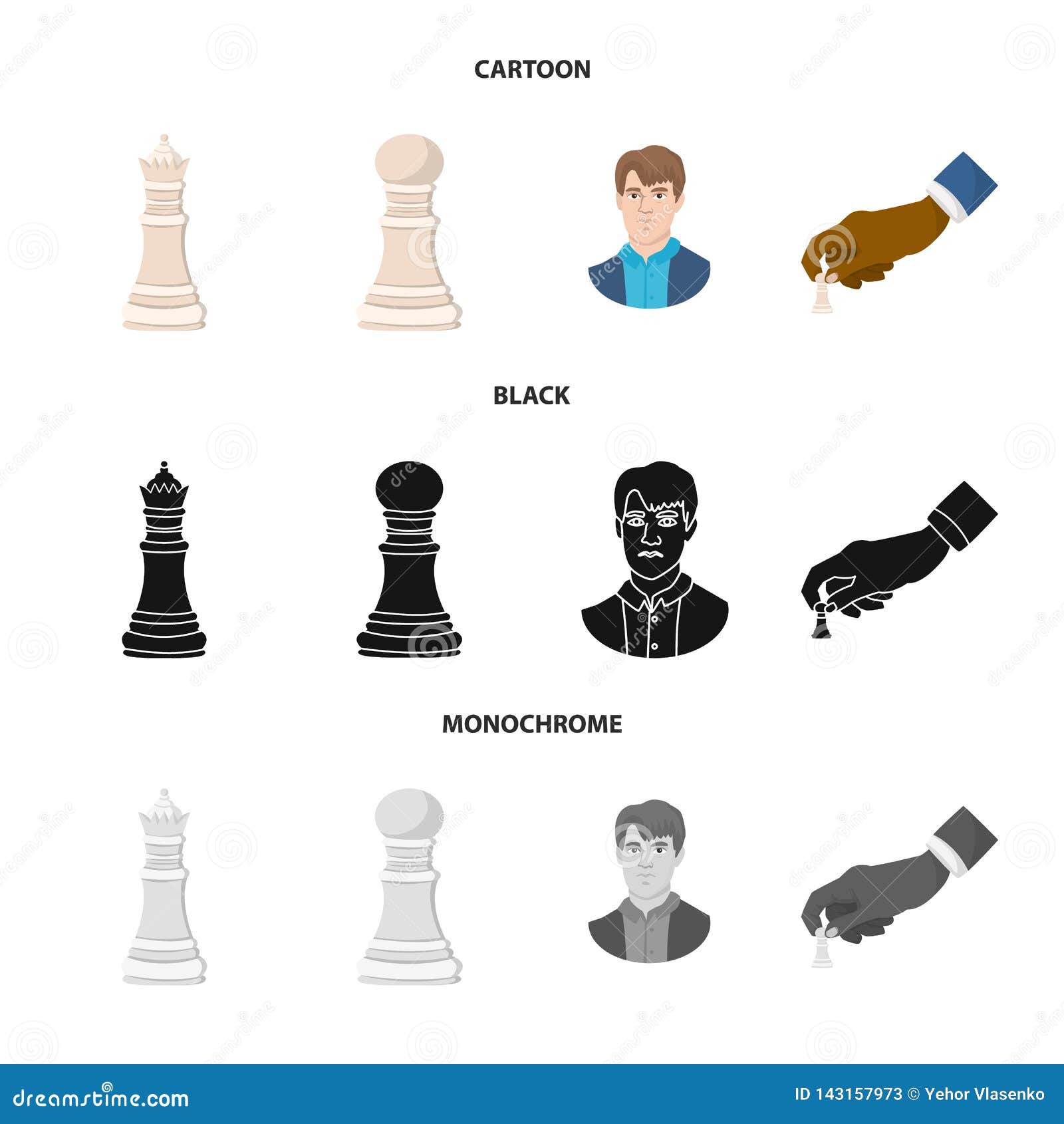 Vector Design of Checkmate and Thin Logo. Set of Checkmate and Target ...