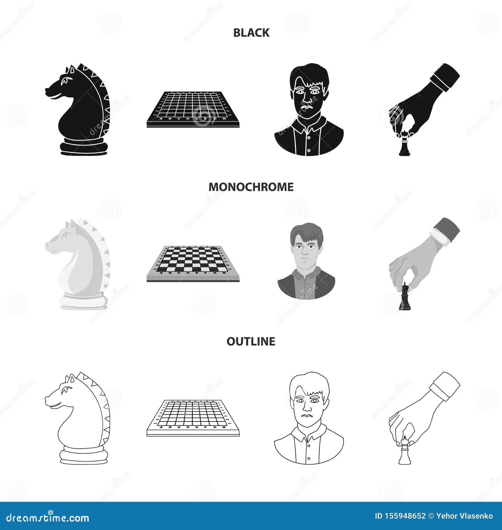 Vector Design of Checkmate and Thin Logo. Collection of Checkmate and ...