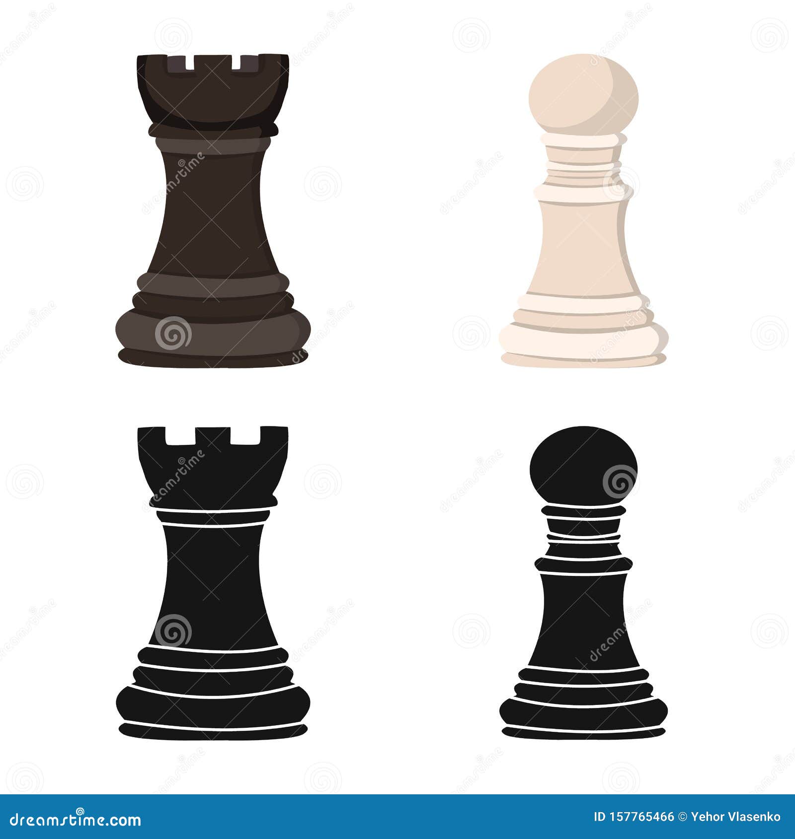 Vector Design of Checkmate and Thin Logo. Collection of Checkmate and ...