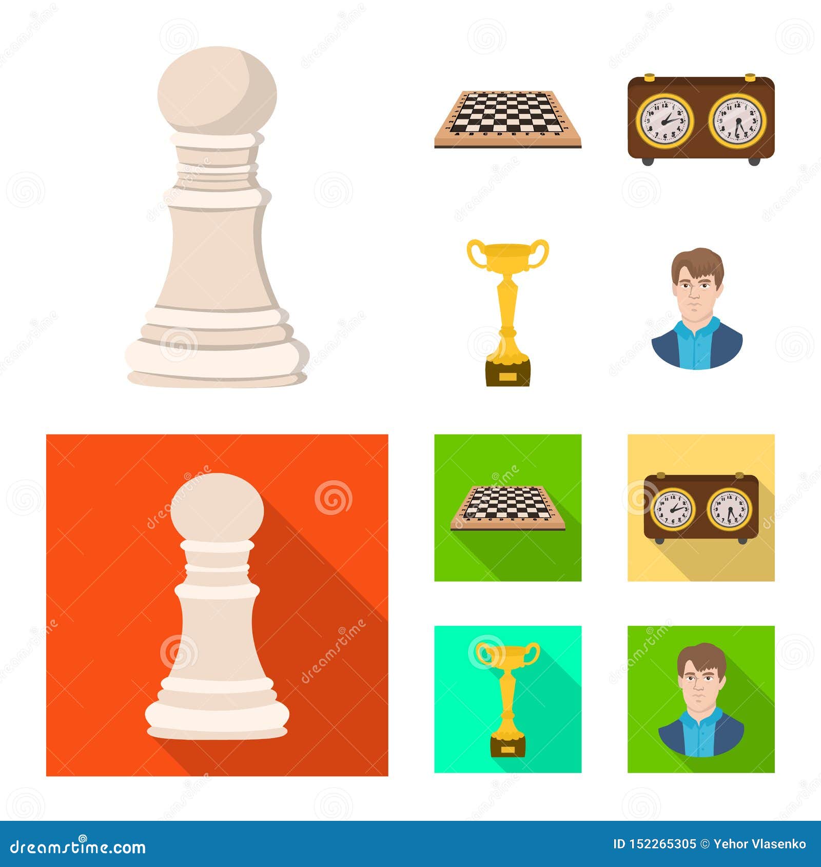 Vector Design of Checkmate and Thin Sign. Set of Checkmate and Target ...