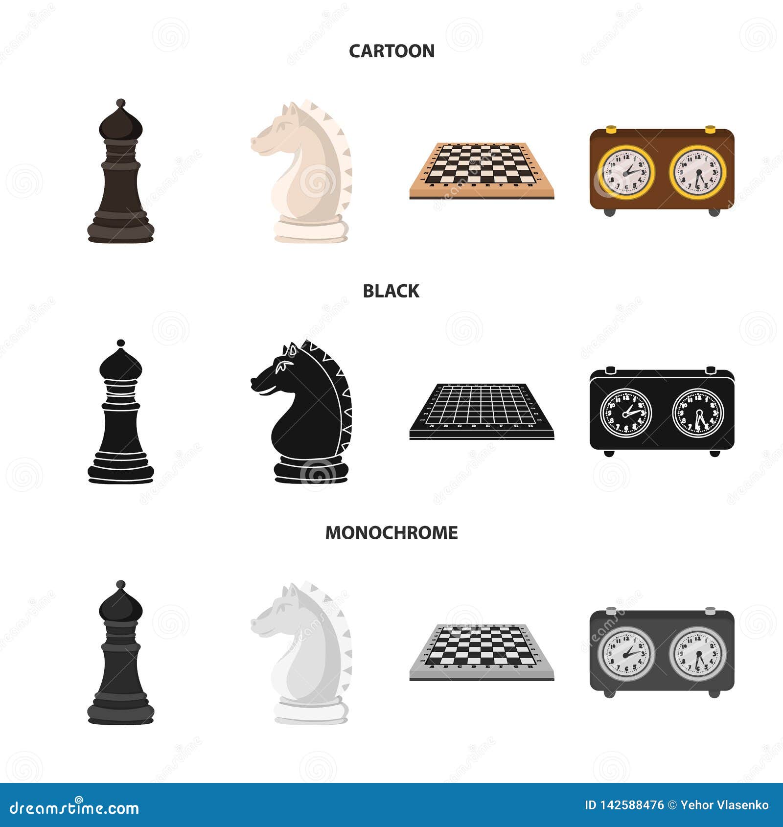 Vector Illustration of Checkmate and Thin Sign. Set of Checkmate and ...