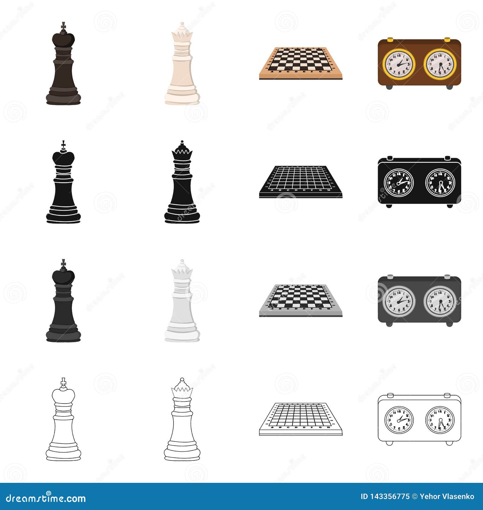 Vector Design of Checkmate and Thin Symbol. Collection of Checkmate and ...