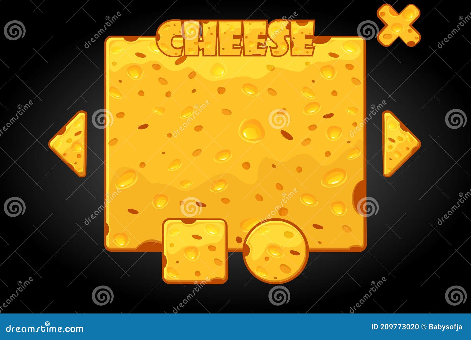 Cheese Banner Template With Place For Text, Natural Dairy Products ...