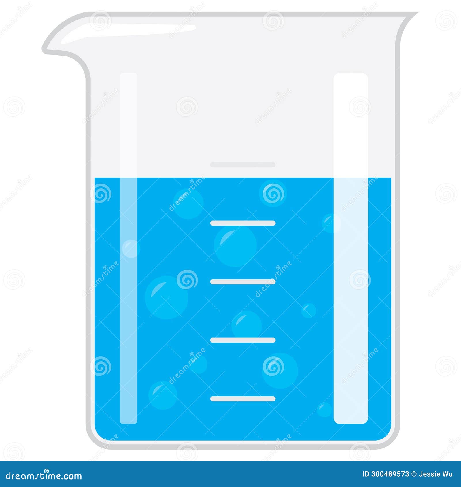 Bubbling Beaker Chemistry Green Royalty-Free Cartoon | CartoonDealer ...