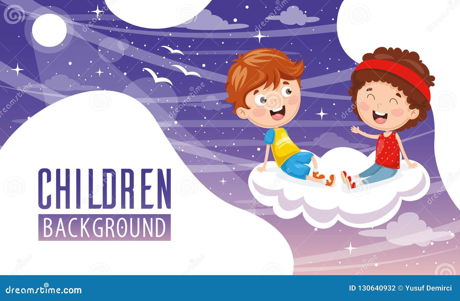 Vector Illustration of Children Background Stock Vector - Illustration ...