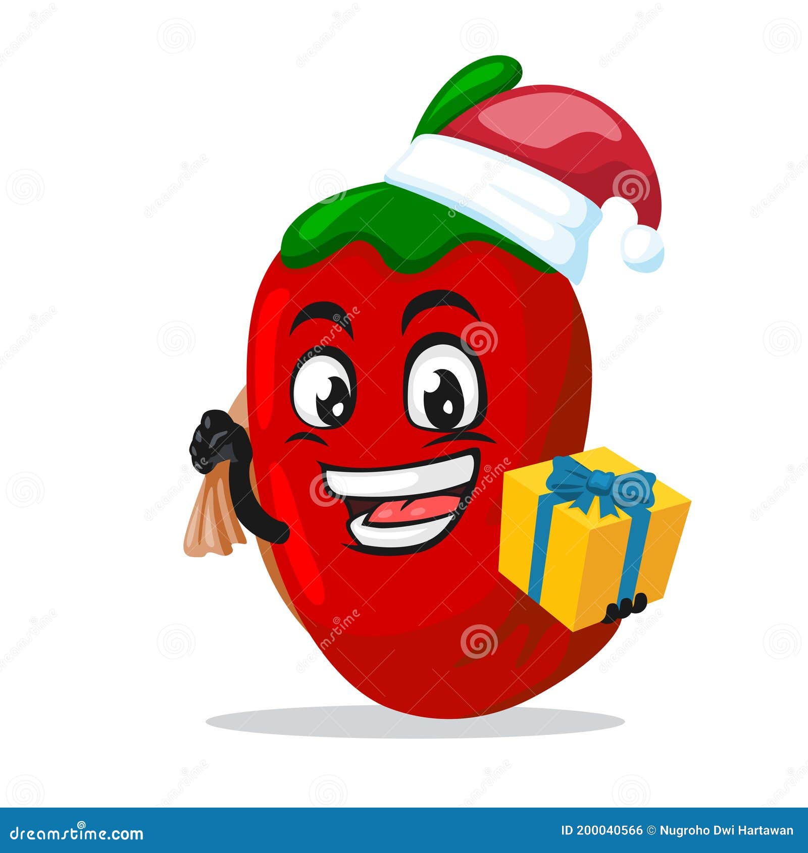 Vector Illustration of Chilli Mascot or Character Stock Vector ...