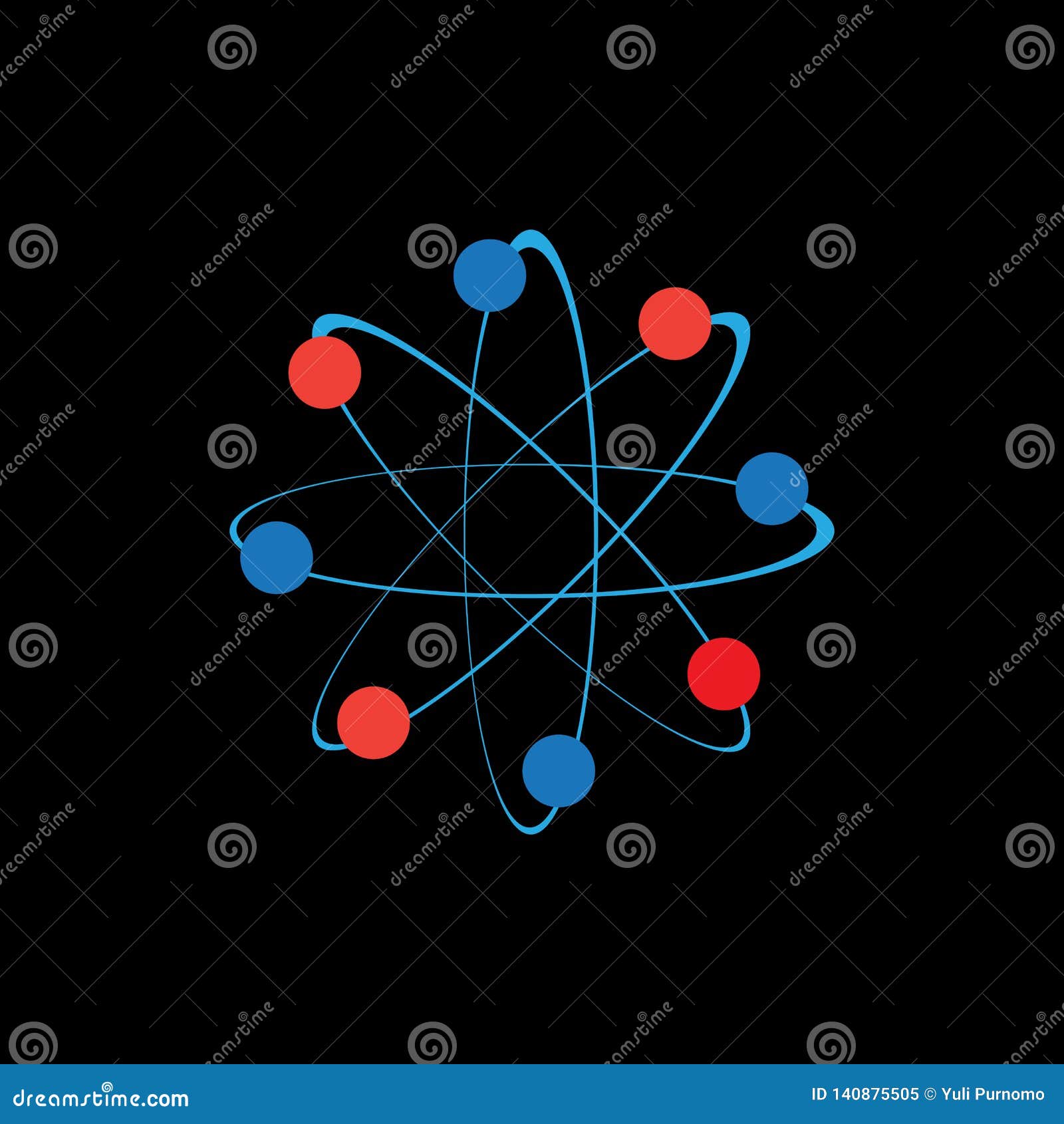 Circle Orbit Science Planet Logo Stock Vector - Illustration of symbol ...