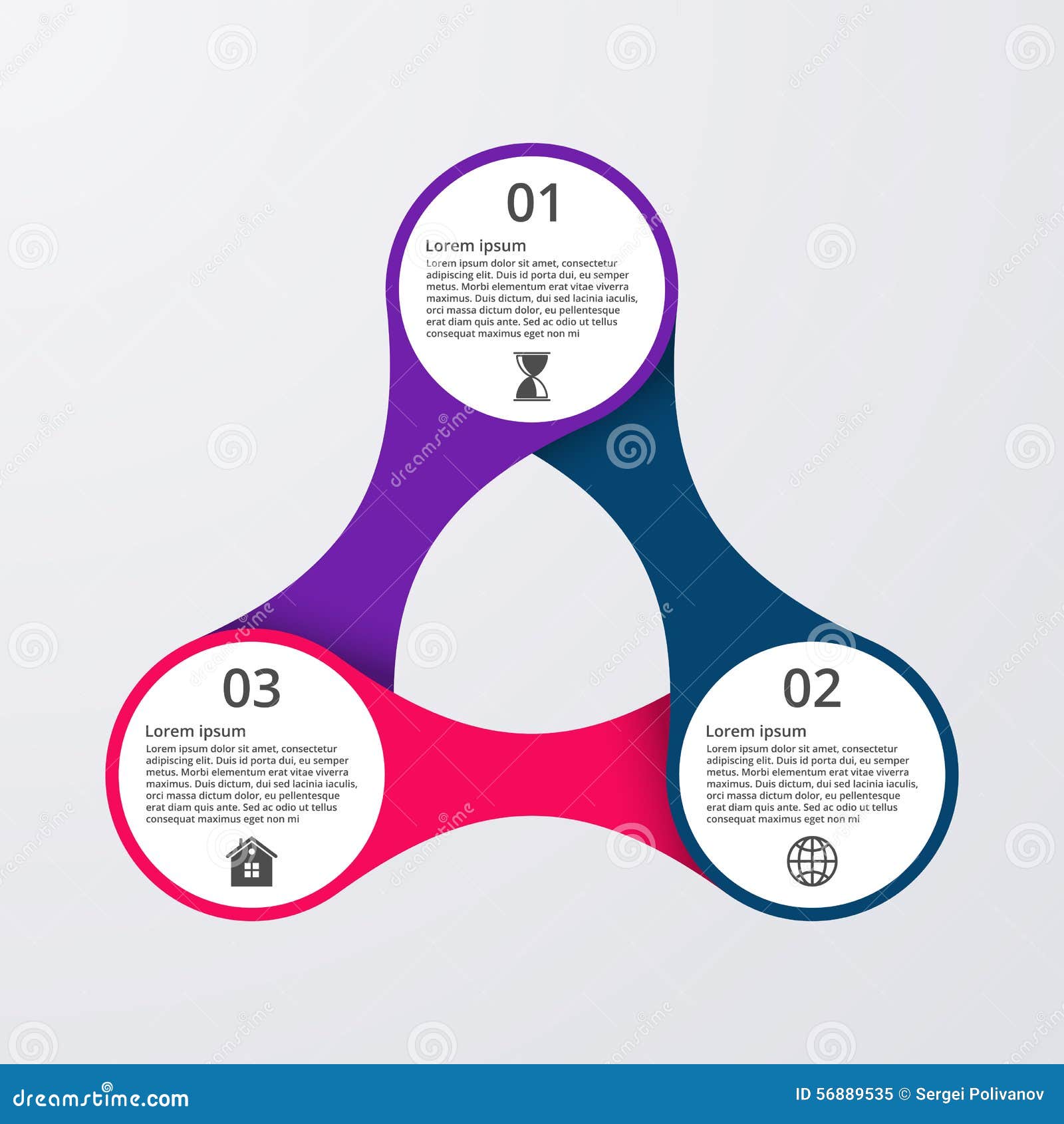 Vector Illustration of Circles Infographics Stock Vector - Illustration ...