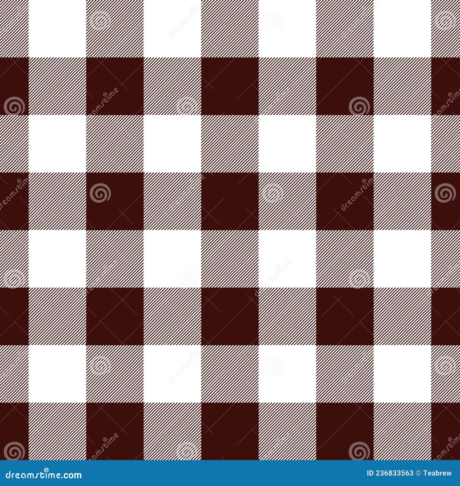 Vector Illustration with Classic Vichy Seamless Texture. Stock Vector ...