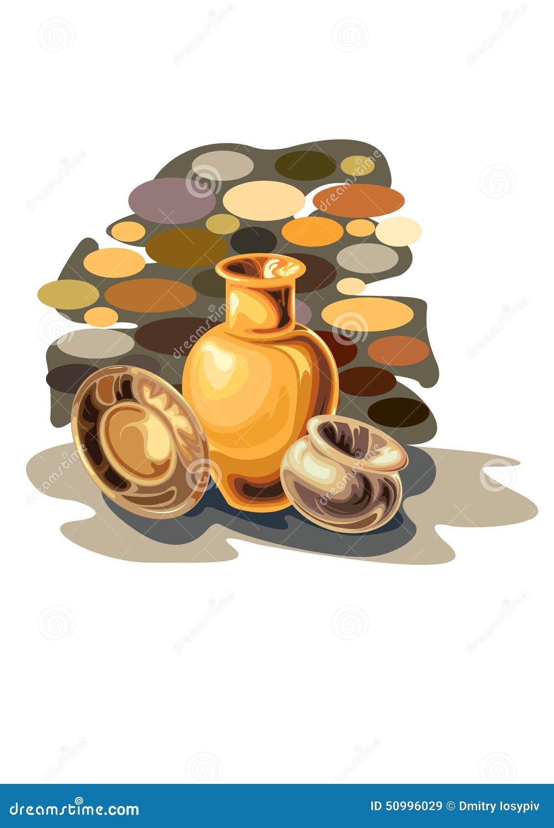 Vector Illustration of Clay Pitcher Stock Vector - Illustration of clay ...