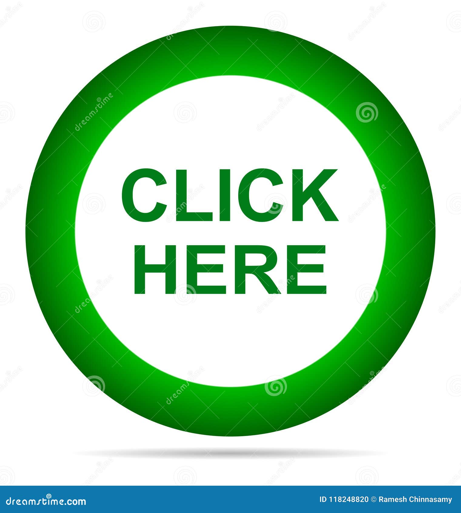 Animated Click Here Button