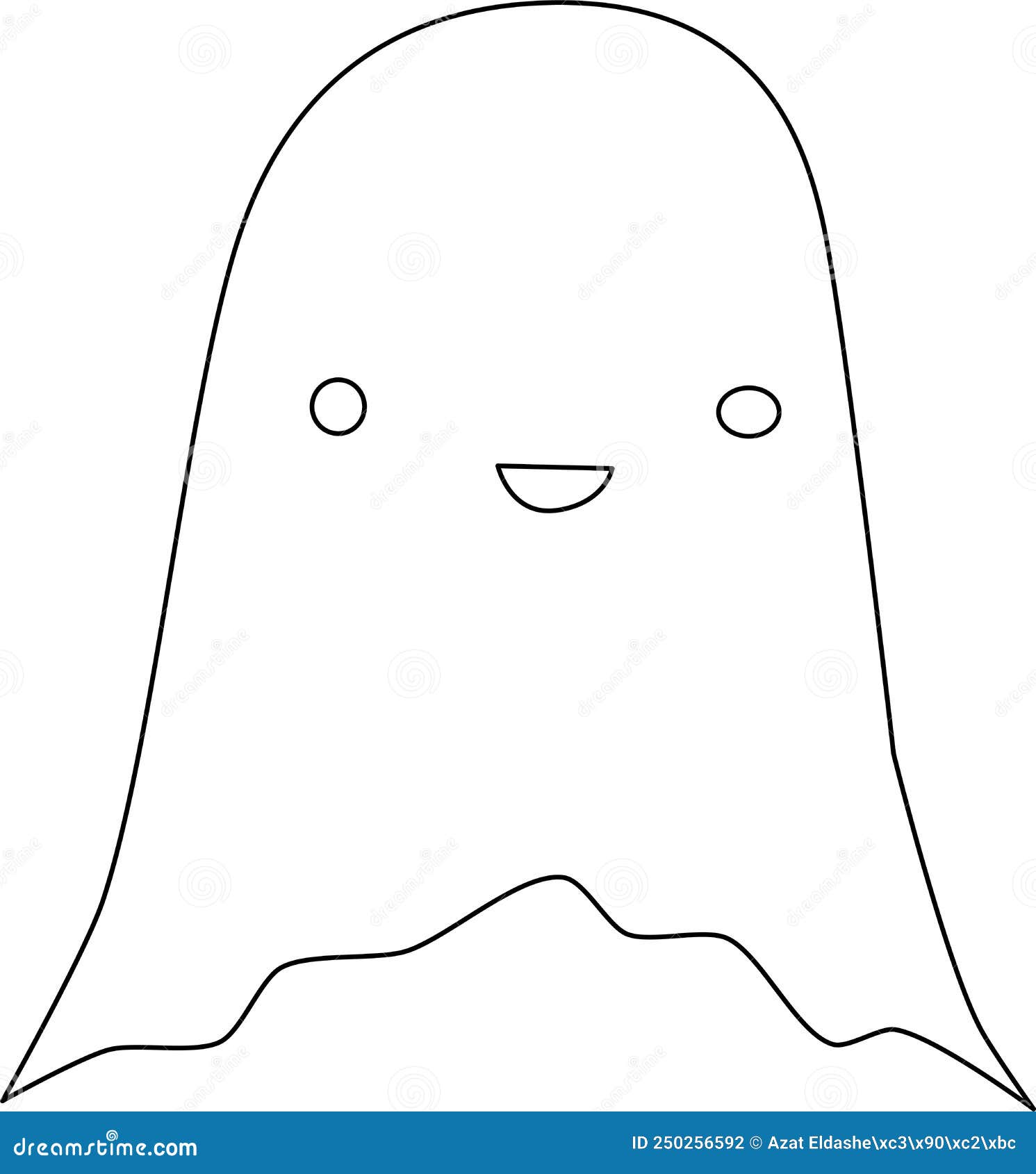 Vector Illustration of a Clipart Outline of a Cast Stock Vector ...