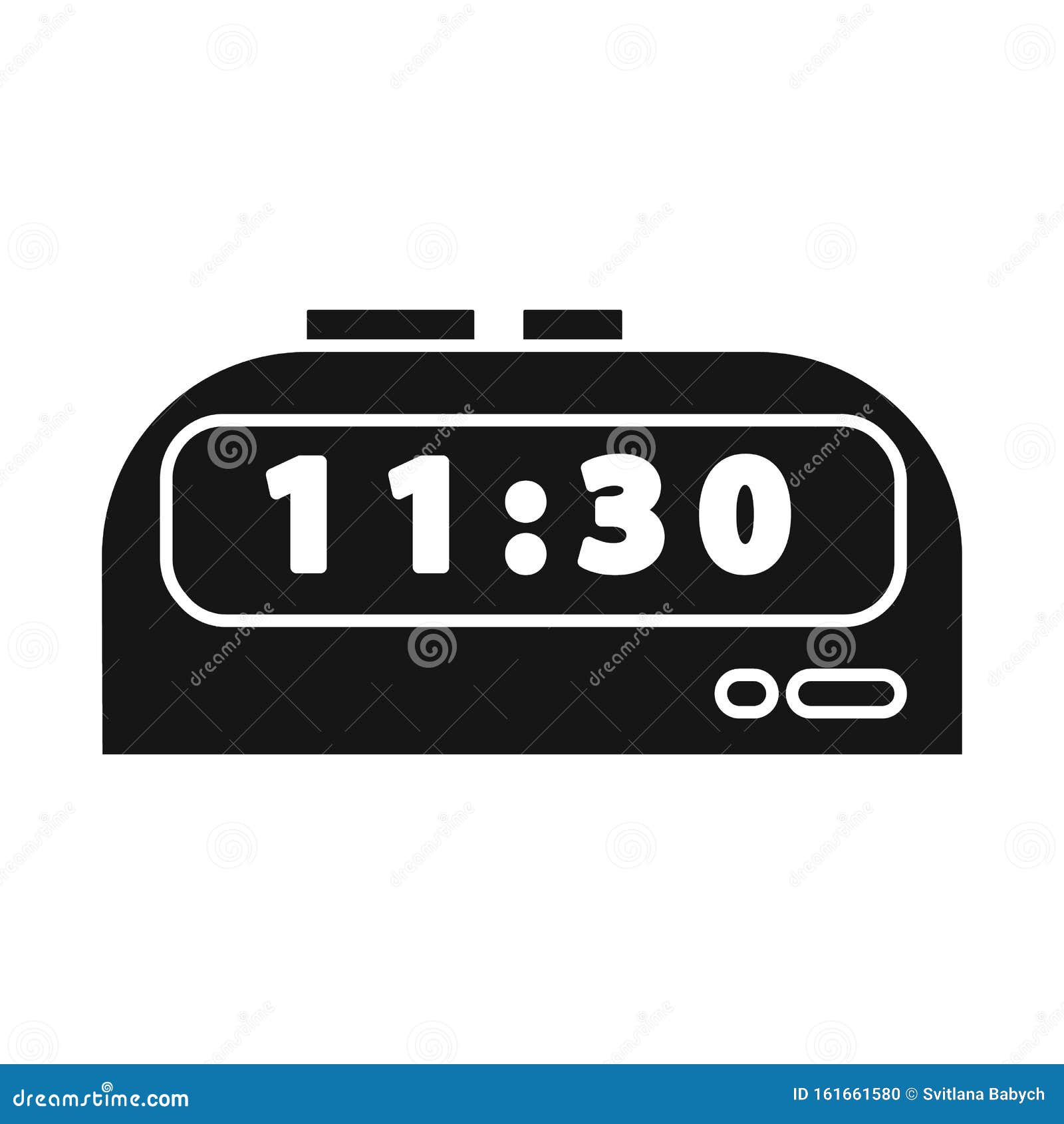 Vector Design of Clock and Timer Sign. Web Element of Clock and Alarm ...