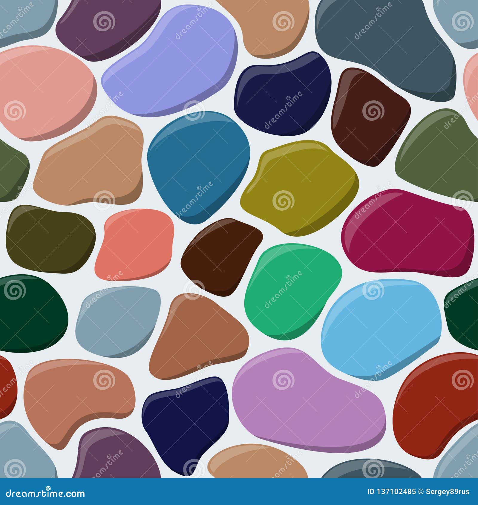 Cobblestone Seamless Background. Cartoon Vector | CartoonDealer.com ...