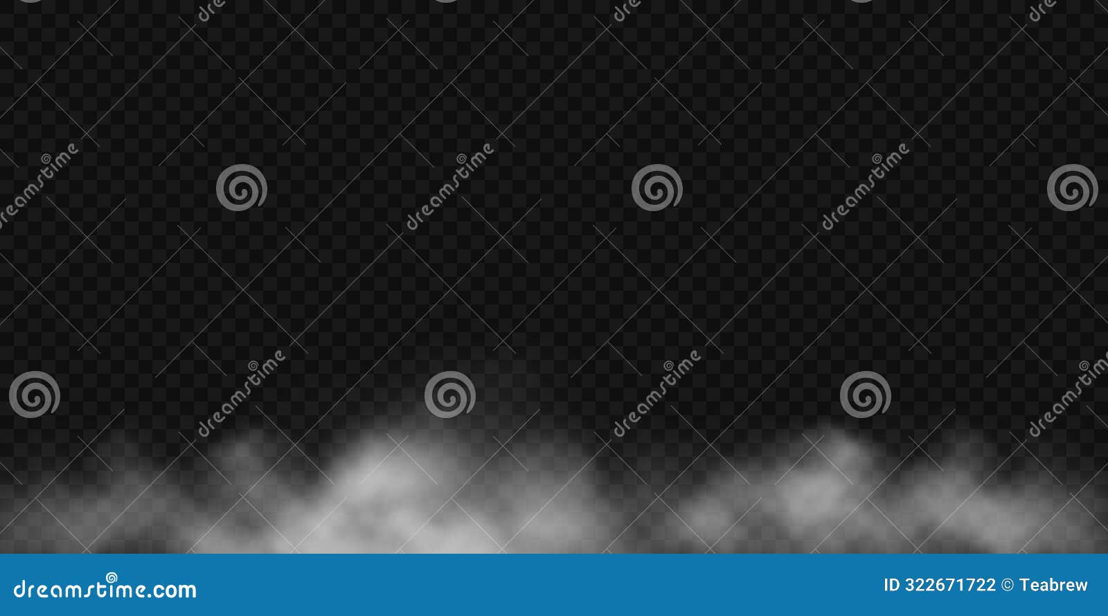Abstract Realistic White Creeping Smoke Stock Vector - Illustration of ...