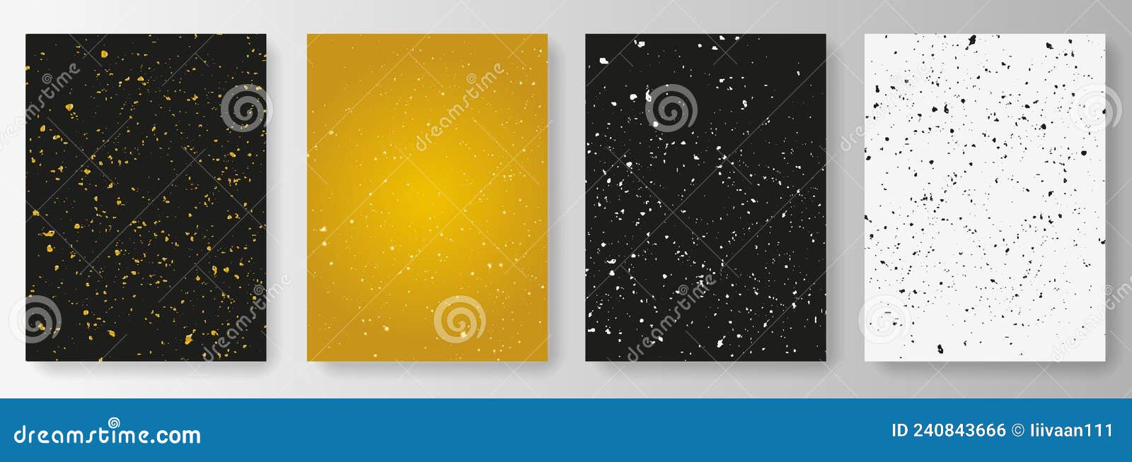 Collection of Backgrounds with Splatter Dots Stock Vector ...