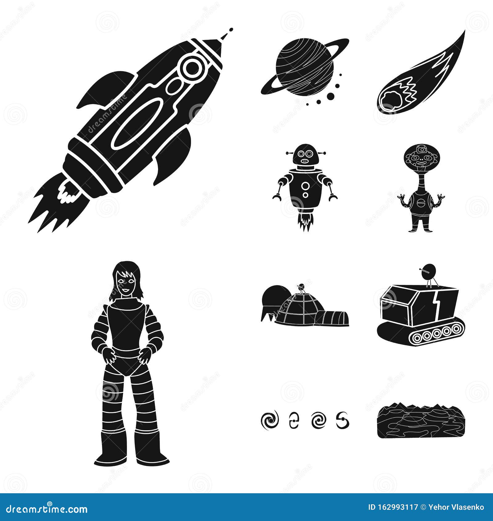 Vector Design of Colonization and Sky Symbol. Set of Colonization and ...