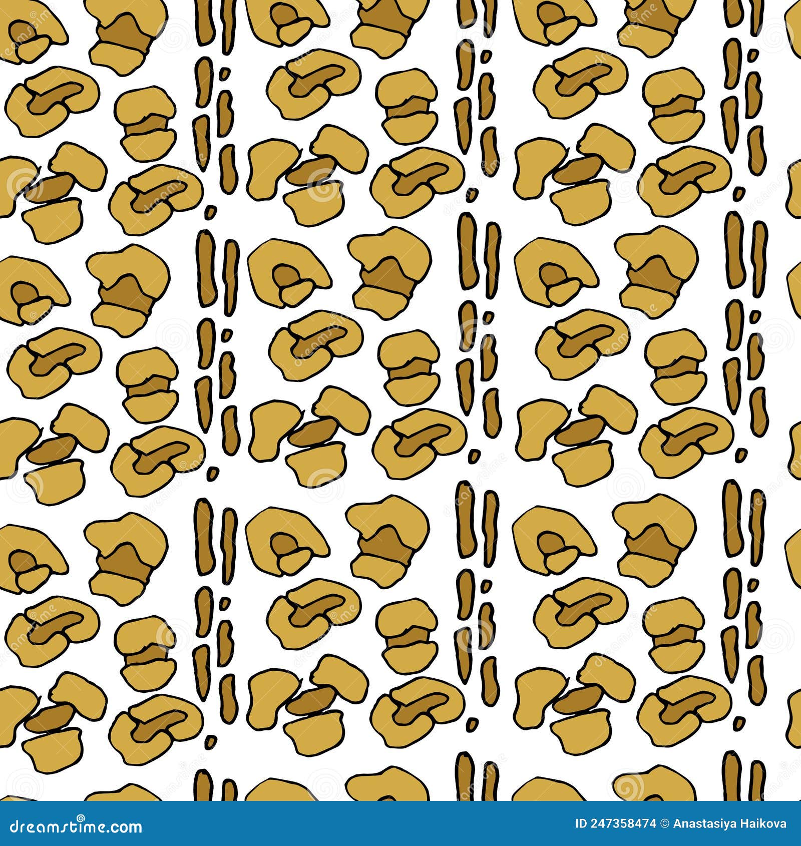 Vector Illustration, Colored Seamless Pattern, Background, Texture from ...