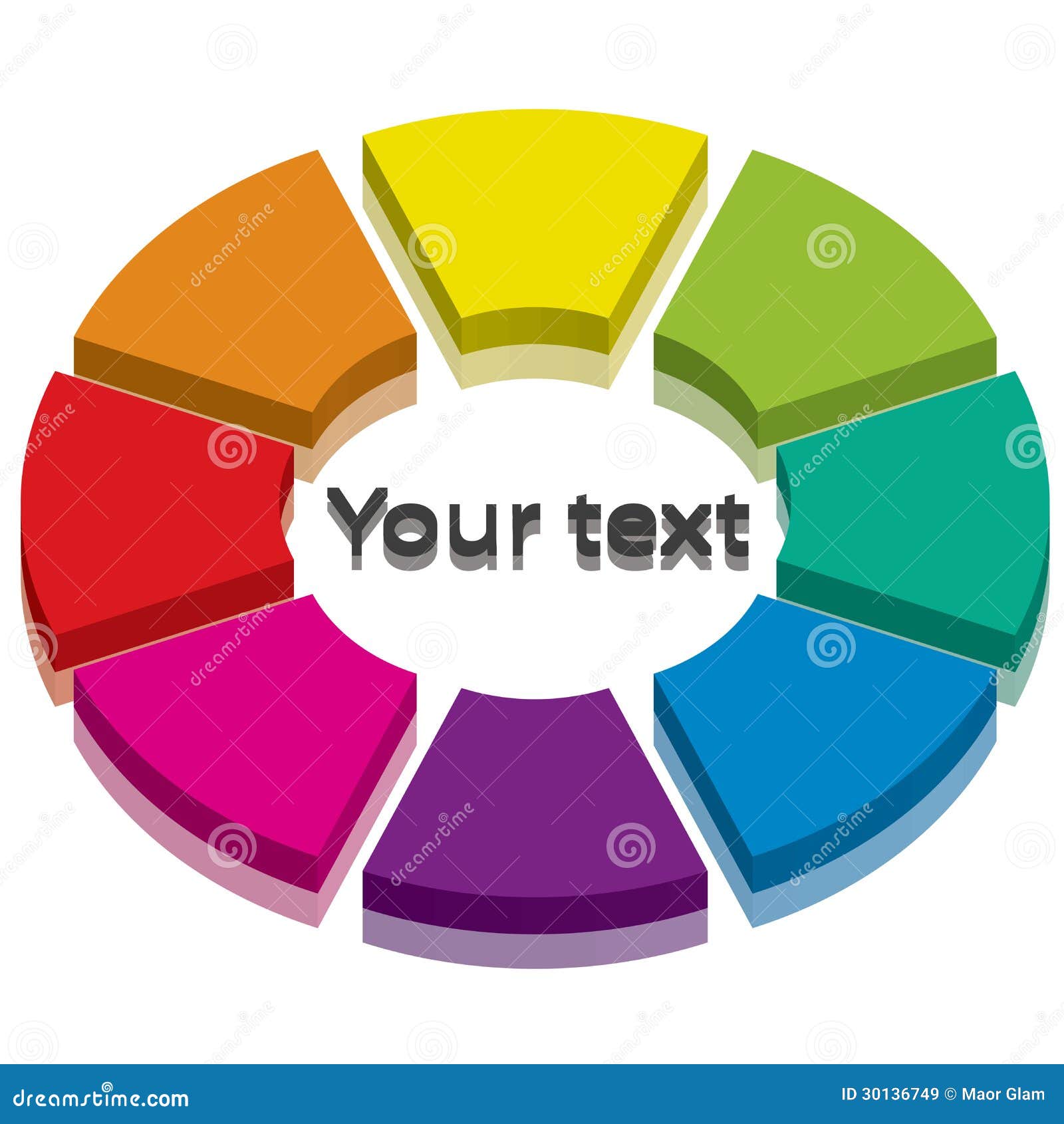 Colorful cycle stock vector. Illustration of federation - 30136749