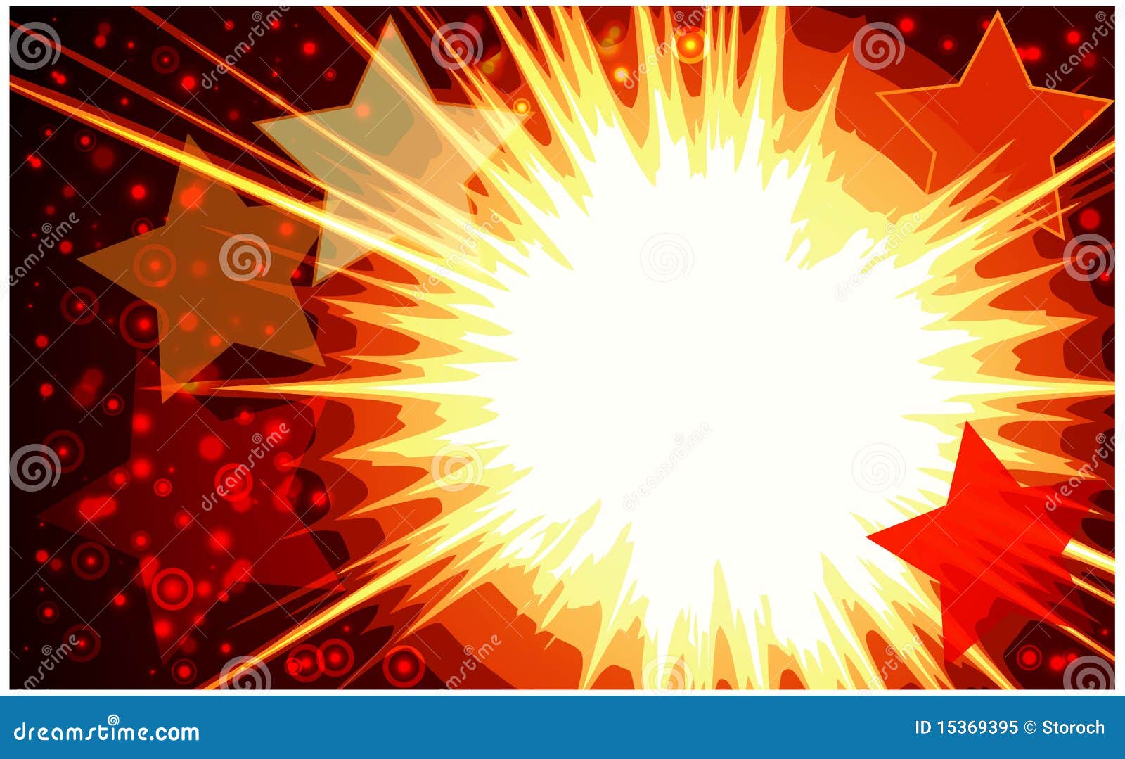 Vector Illustration of Colorful Stars Explode. Stock Vector ...