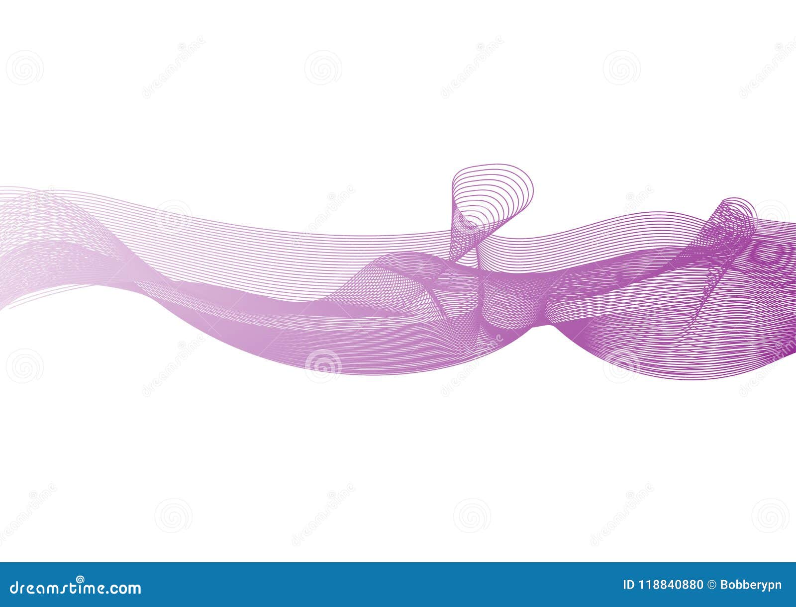 Vector Illustration Colourful Abstract Background Wave Line Effe Stock ...