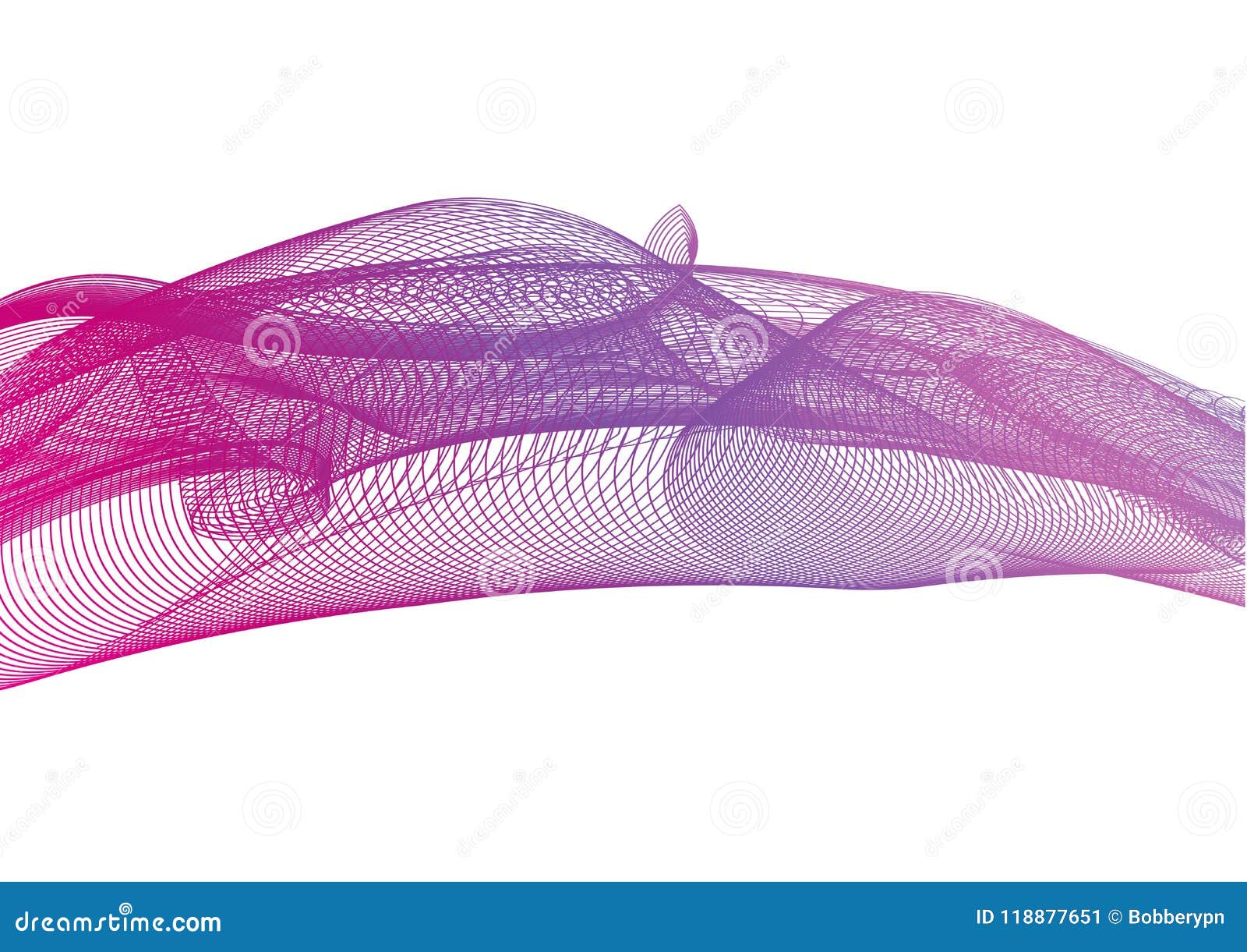 Vector Illustration Colourful Abstract Background Wave Line Effe Stock ...