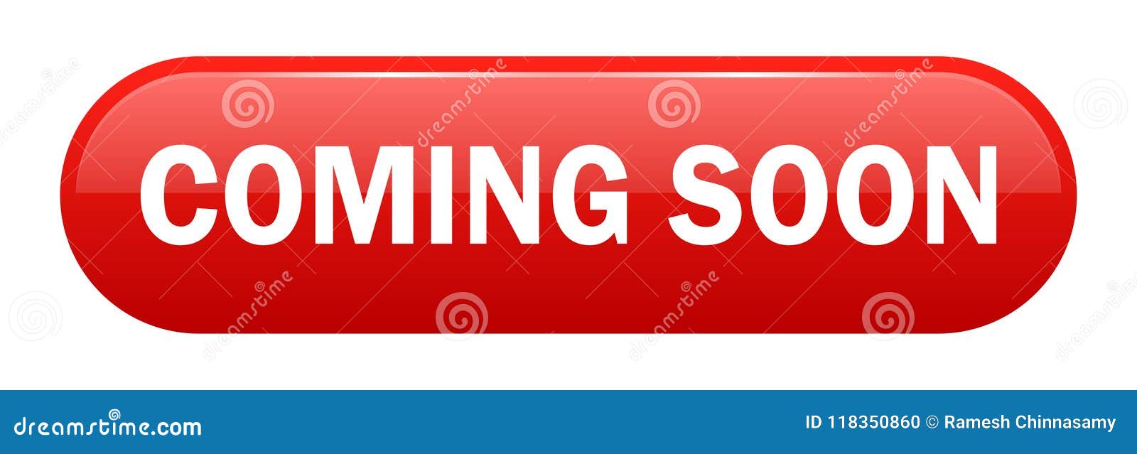 Vector Illustration Coming Soon Icon Web Button Stock Vector ...