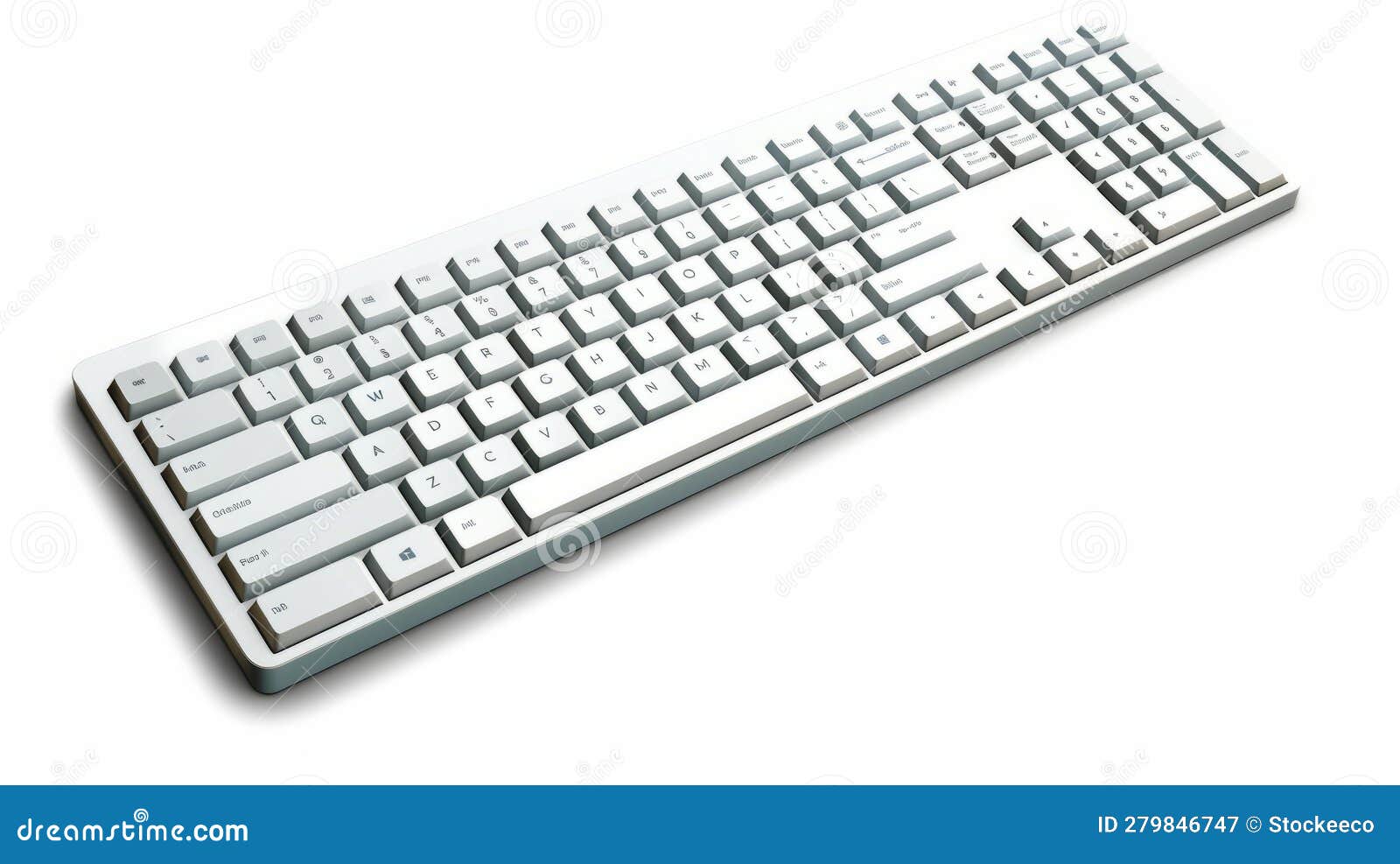 Vector Illustration of Computer Keyboard for Modern Wall Art Stock ...