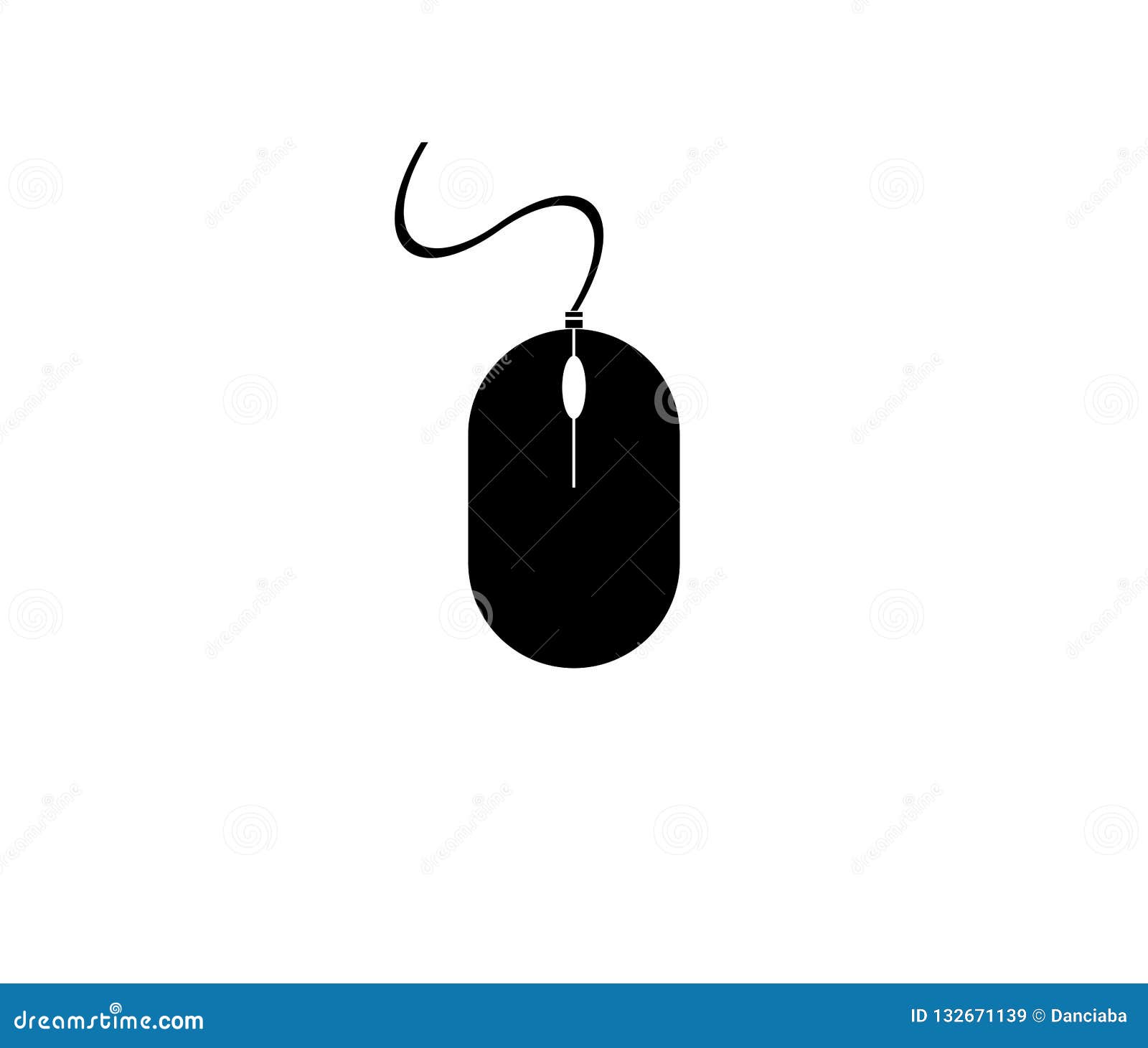 Vector Illustration. Symbol of Computer Mouse Stock Illustration ...