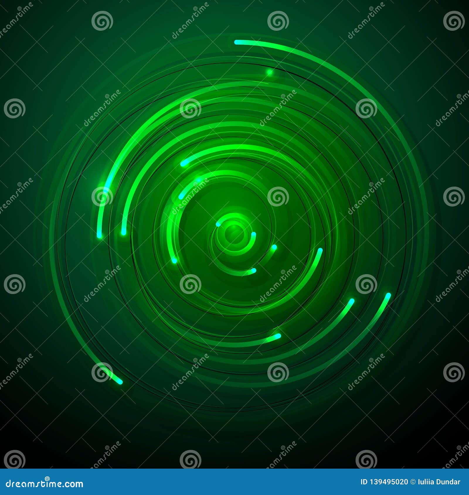 Abstract Technology Electrons Background Concept. Stock Vector ...