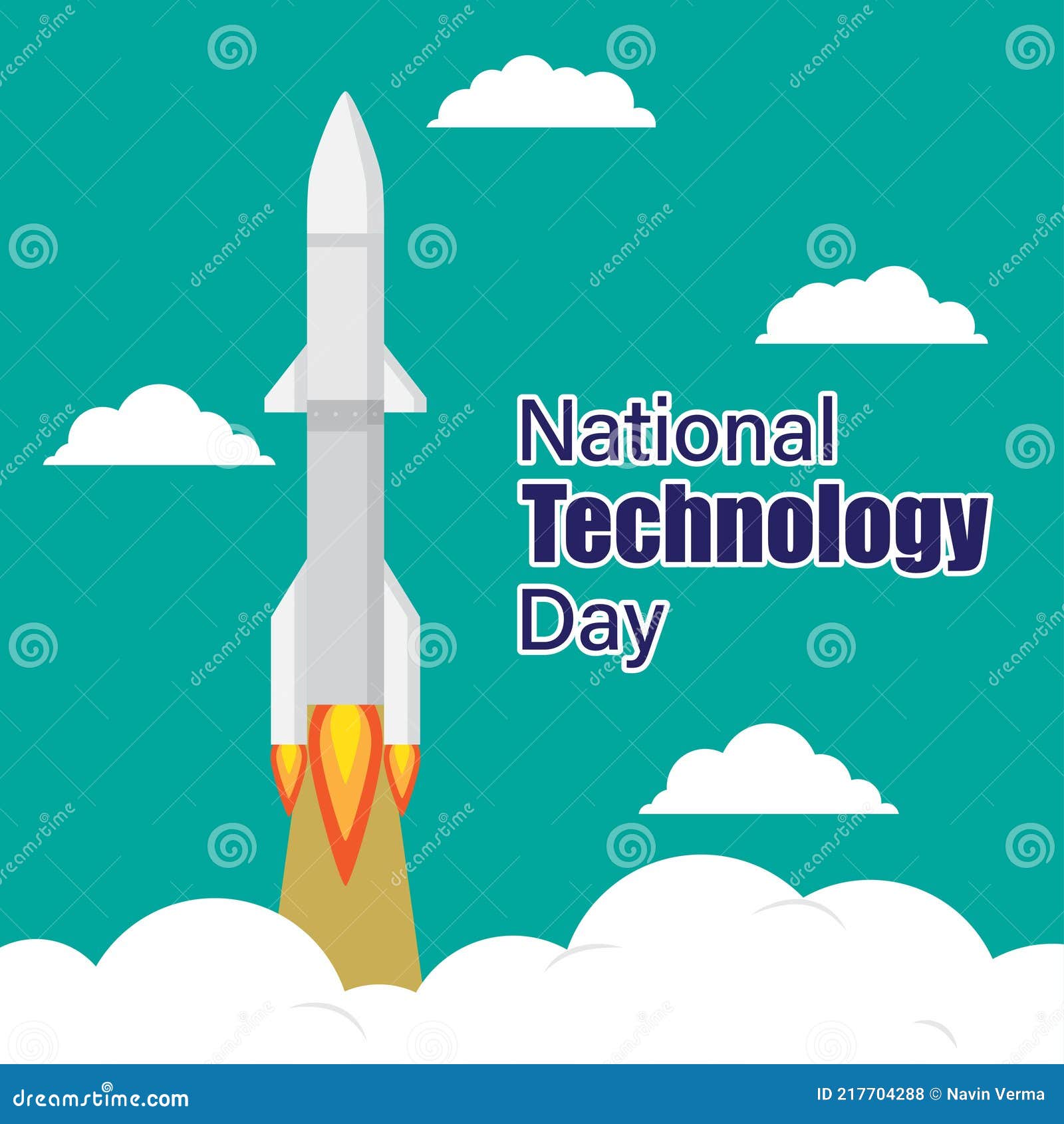 Vector Illustration Concept of National Technology Day in India. Stock ...